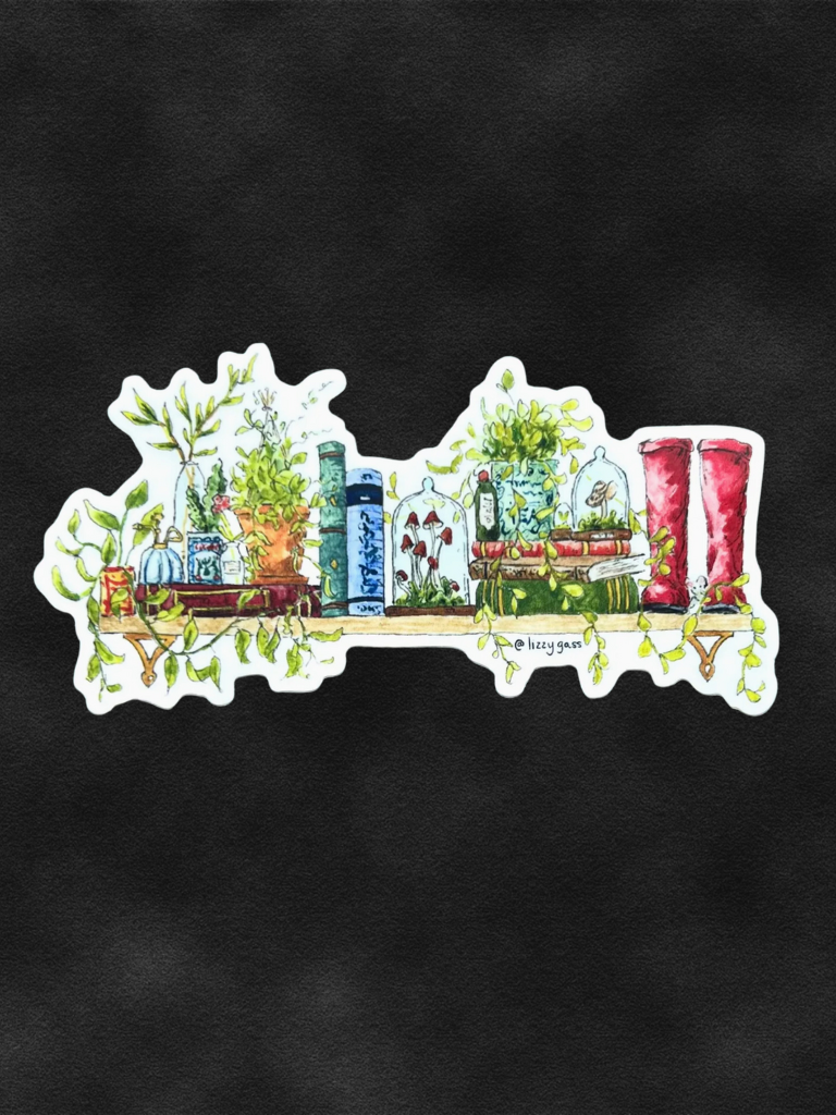 Botanist Shelf Sticker – The Empress by Altar Space