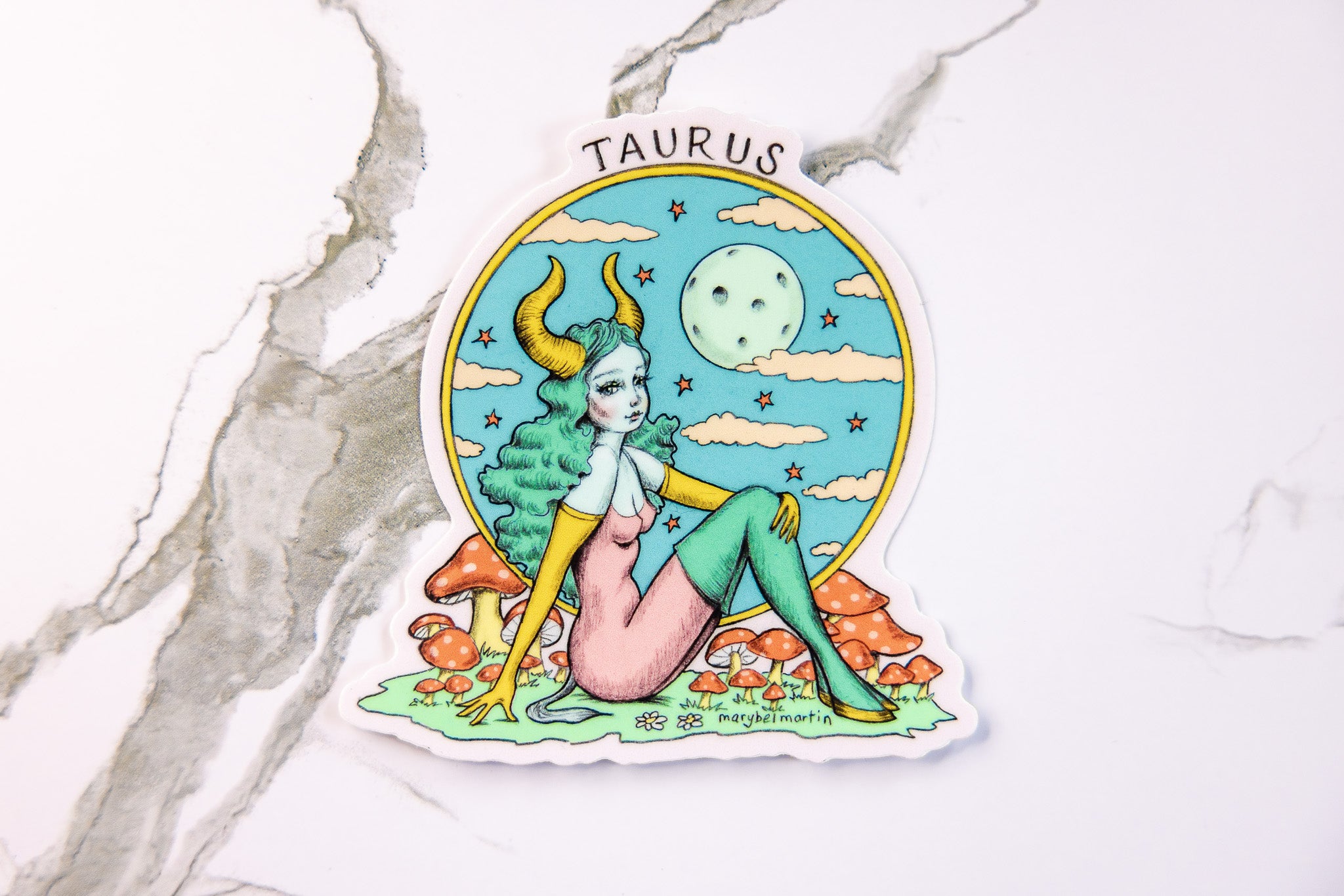 Taurus Sticker – The Empress by Altar Space